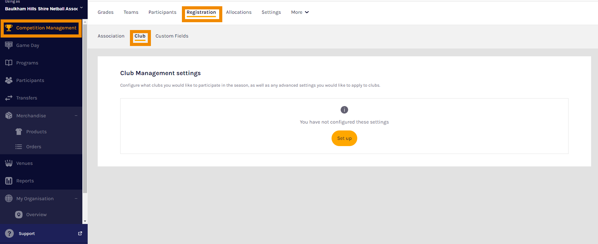 Woolworths NetSetGO Association Setup – support.netball.com.au