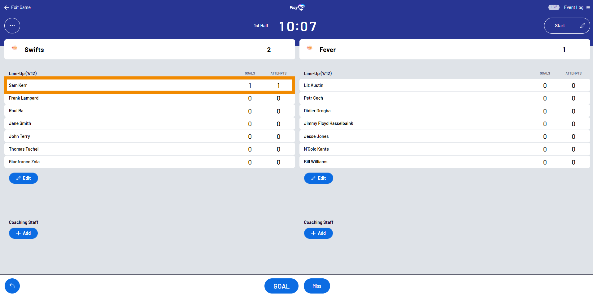 E-scoring – support.netball.com.au