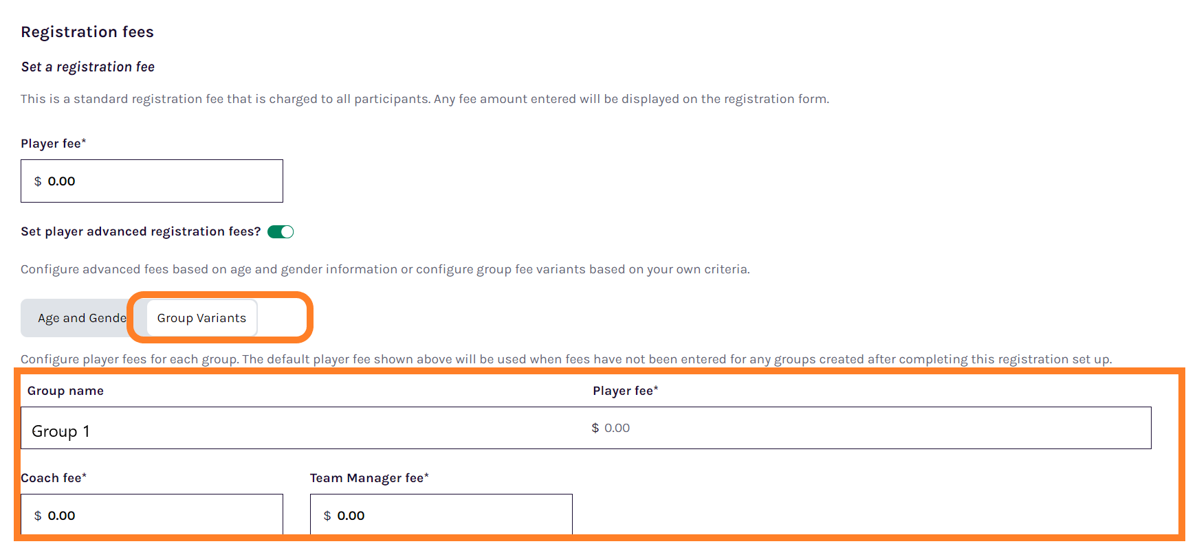 Configure a Local Program Registration Form – Netball Australia Support