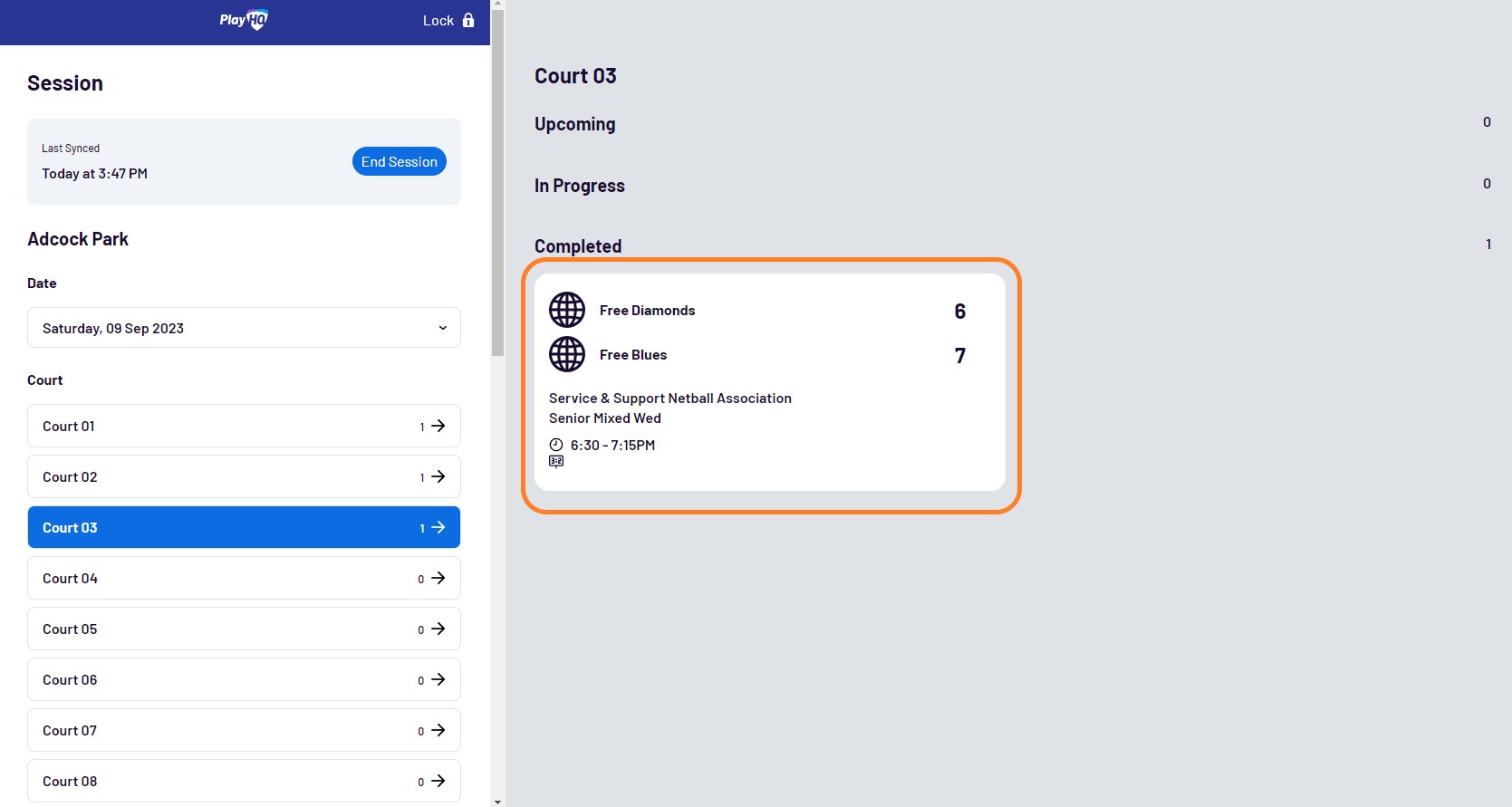 E-scoring – support.netball.com.au