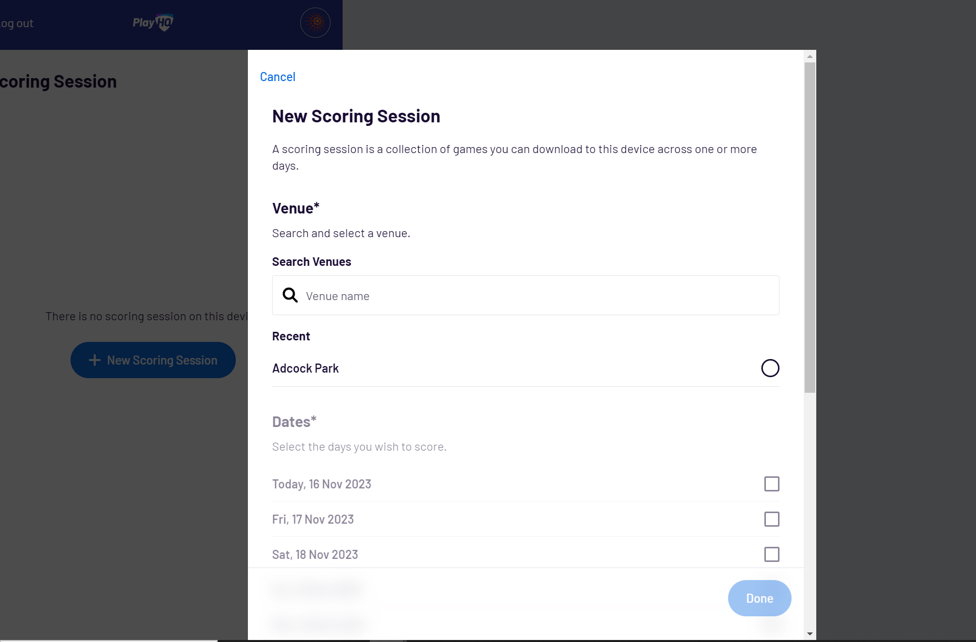 E-Scoring – Netball Australia Support
