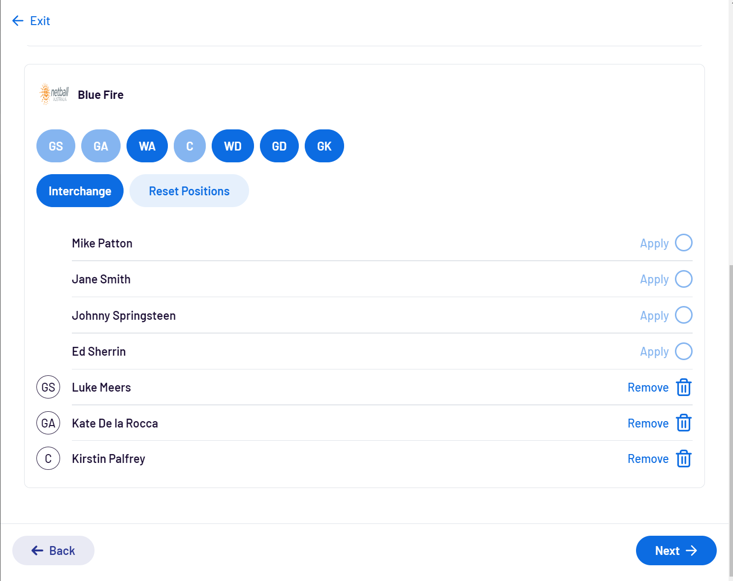 E-Scoring – Netball Australia Support