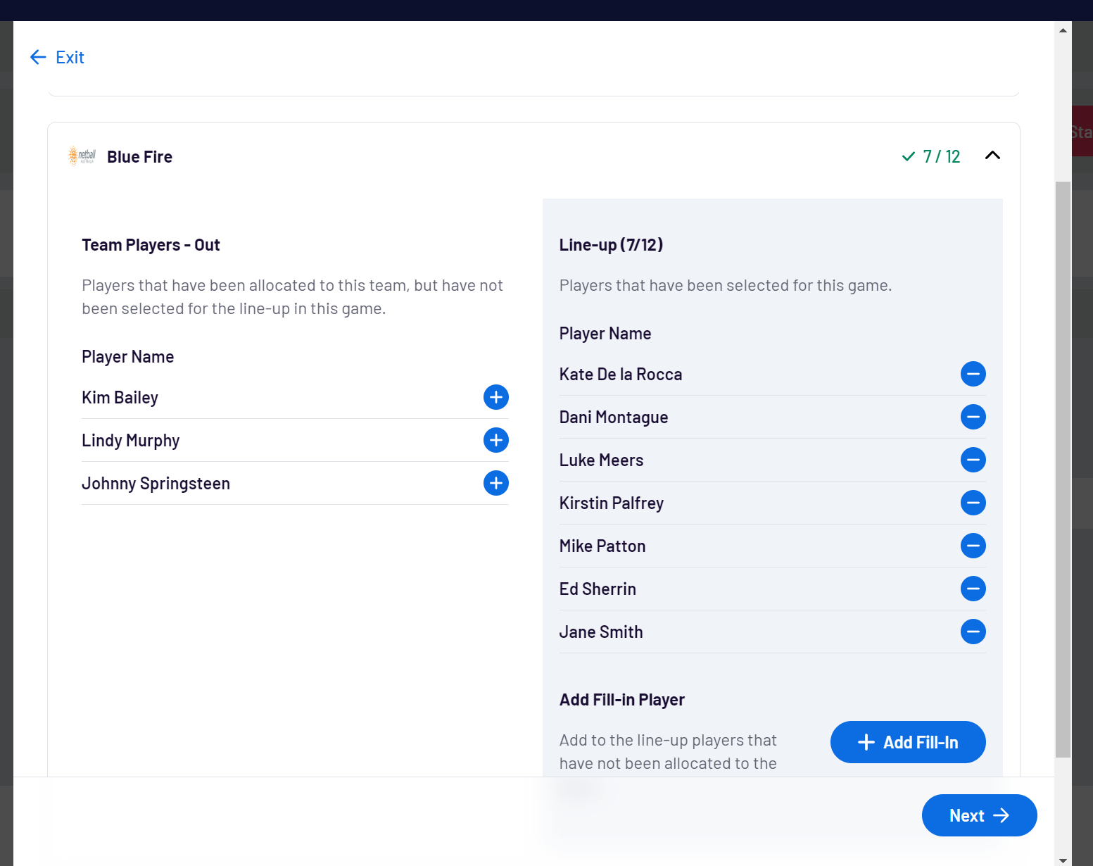 E-Scoring – Netball Australia Support