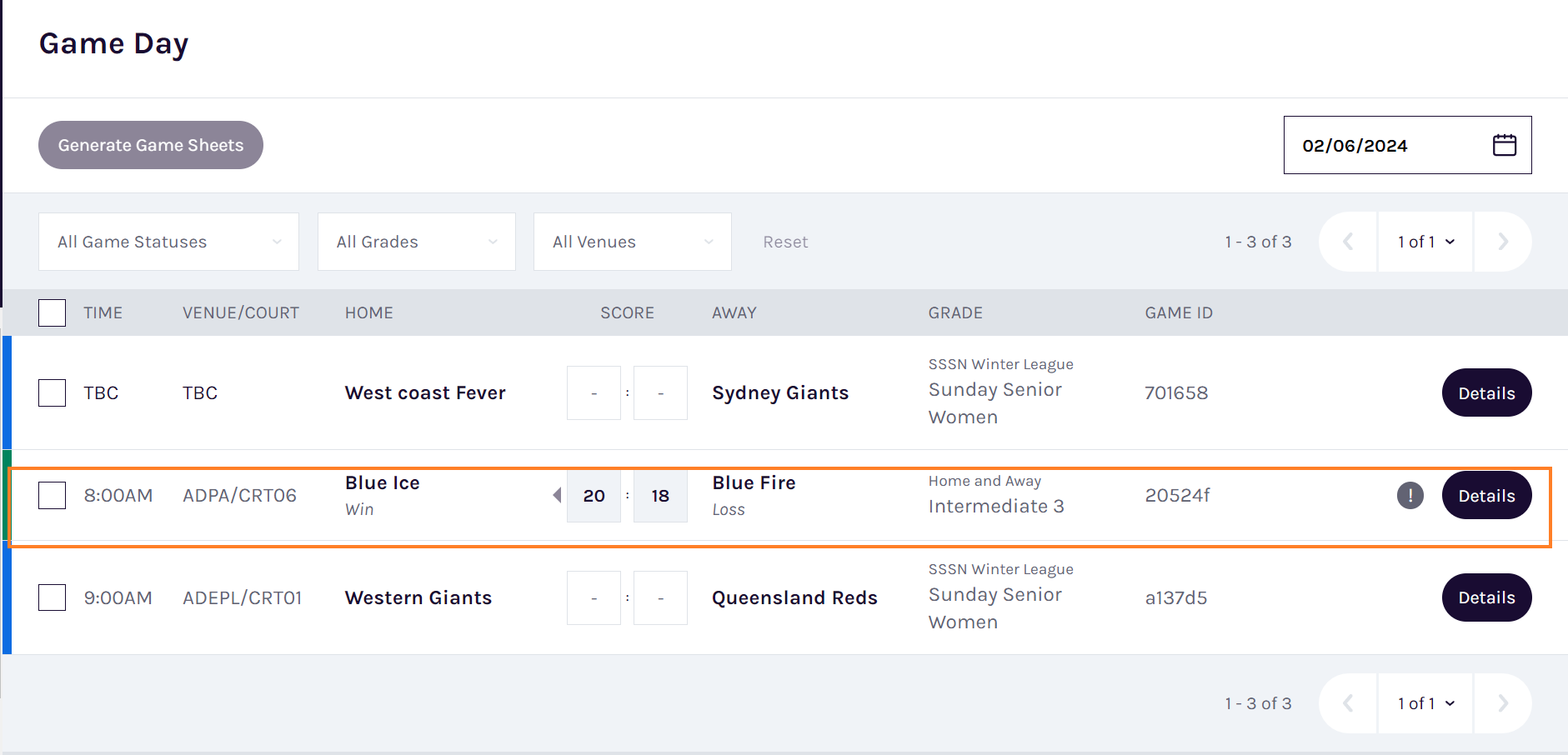 E-Scoring – Netball Australia Support