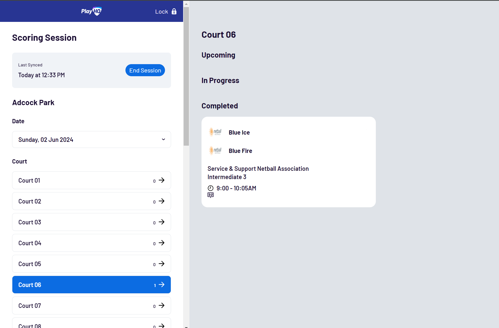 E-Scoring – Netball Australia Support