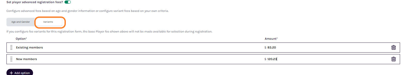 Participant to Club Team Registration Form – support.netball.com.au