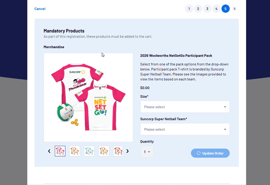 Woolworths NetSetGo Participant Pack Redemption Changes in PlayHQ ...